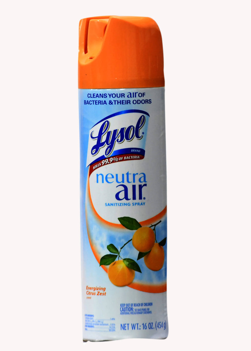 LYSOL NEUTRA AIR SANITIZING SPRAY (ORANGE) x3 packs – GBN Farms