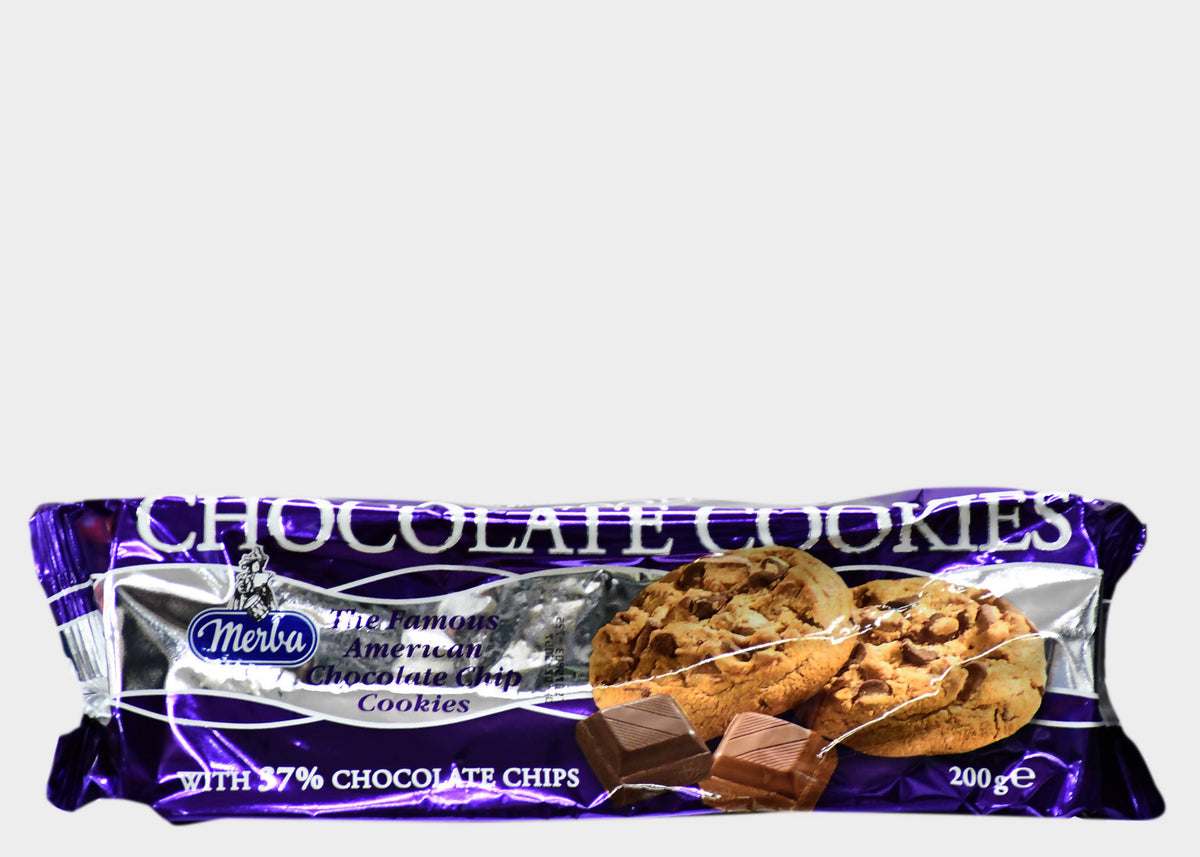 MERBA AMERICAN CHOCOLATE CHIPS COOKIES 200g – GBN Farms