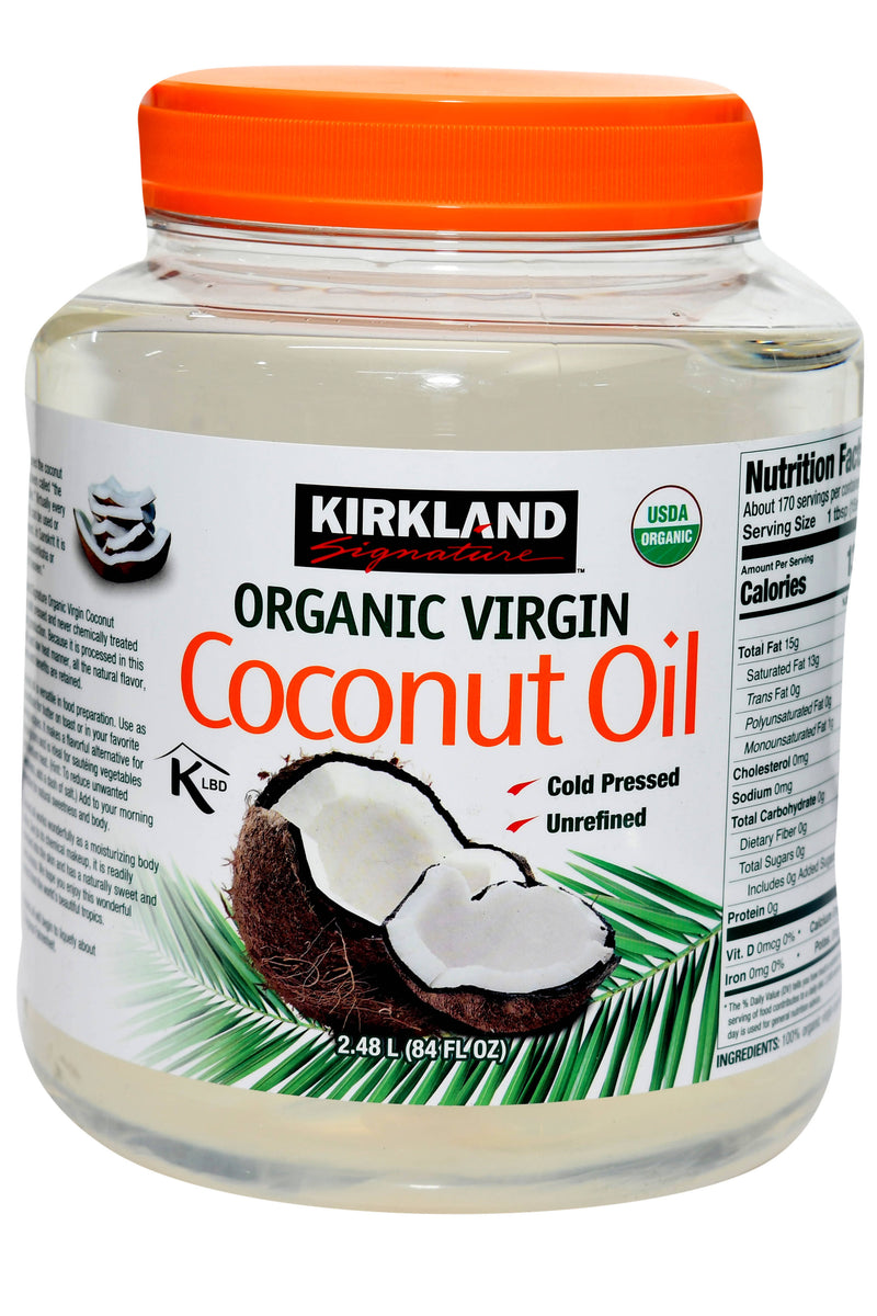 Kirkland ORGANIC VIRGIN COCONUT OIL 2.48L – GBN Farms